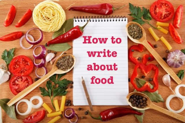 How to write about food - Publishing Talk